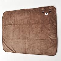 China Light 30x40 Fleece Stroller Blanket Cozy Breathable Soft Plush Throw Blanket for sale
