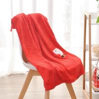 China Christmas Swaddle Soft Newborn Blanket 30x40 Baby Cozy Red Newborn Swaddle Blanket for sale