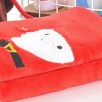 China Christmas Swaddle Soft Newborn Blanket 30x40 Baby Cozy Red Newborn Swaddle Blanket for sale