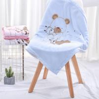China Unisex Pink Thick Blanket Super Soft Solid Fleece Throw Blanket For Stroller Crib for sale