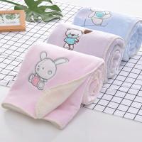 China Embroidery Sherpa Plush Blanket 30x40 Cartoon Flannel Blanket for sale