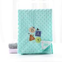 China 30x40 2 Ply Double Blanket Minky Breathable Summer Cotton Blankets for sale