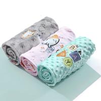 China 30x40 2 Ply Double Blanket Minky Breathable Summer Cotton Blankets for sale