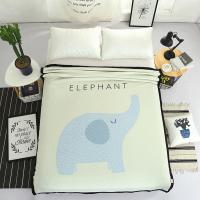 China Unisex Elephant Soft Newborn Blanket 30x40 Polyester Thick Shaggy Throw Blanket for sale