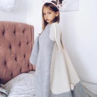 China Customized Washable Soft Newborn Blanket 30x40in Sofa Knitted Cotton Blankets for sale