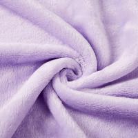 China 30X40 Purple Fleece Blanket Polyester Baby Satin Trim Throw Blanket for sale