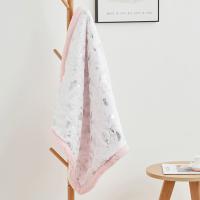 China Breathable Ultra Soft Throw Blanket Fleece Starry Foil Fluffy Winter Blanket for sale