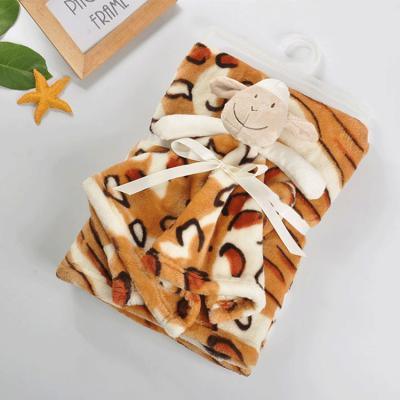 China Lovey Fleece Security Blanket Unisex Snuggle Baby Plush Security Blanket for sale