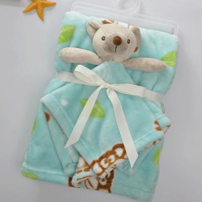 China Printing Flannel Fabric Blanket Fluffy Soft Koala Fleece Blanket for sale