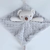 China Baby Cozy Fleece Security Blanket Plush Lovey Minky Dot Blanket for sale