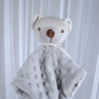 China Baby Cozy Fleece Security Blanket Plush Lovey Minky Dot Blanket for sale