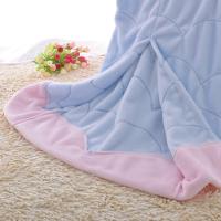 China Mermaid Tail Animal Tail Blanket Customized Double Sided Polyester Cozy Fleece Blanket for sale