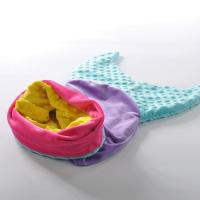 China Plush Sleeping Bag Blanket Minky Kids Mermaid Fleece Blanket for sale