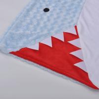 China Soft PV Fleece Wrapping Cover Animal Tail Blanket With Colorful Fish Scale Tail for sale