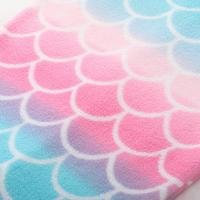 China Polyester Mermaid Tail Blanket Sequin Mesmerizing Knit Super Soft Flannel Blanket for sale