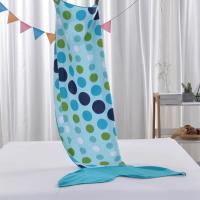 China Beach Towel Animal Tail Blanket Summer Polyester Wearable Mermaid Sleeping Bag for sale