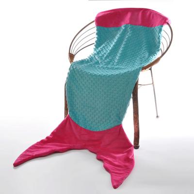 China Fade Resistant Animal Tail Blanket Cuddly Room Mermaid Sofa Blanket for sale