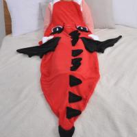 China Knit Animal Tail Blanket Customized Cozy Double Sided Fleece Blanket for sale