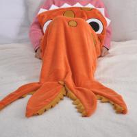 China Machine Washable Fleece Mermaid Tail Blanket Kids Fun Cosy Fleece Blanket for sale