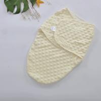 China Polyester Soft Cotton Swaddle Blanket Baby Swaddle Wrap Fade Resistant for sale