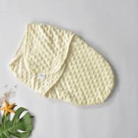 China Polyester Soft Cotton Swaddle Blanket Baby Swaddle Wrap Fade Resistant for sale
