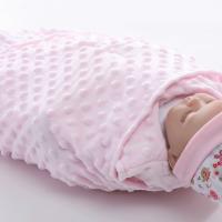 China Polyester Bubble Swaddle Wearable Blanket Newborn Sleepsack Swaddle Blanket for sale