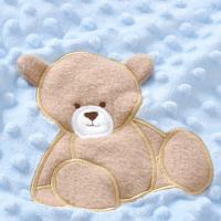 China Blue Winter Warm Stroller Bag Cosy Knit 100 Polyester Fleece Blanket for sale