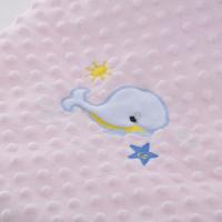 China Newborn Baby Fleece Swaddle Blanket Fade Resistant Thick Warm Fleece Wrap for sale