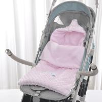 China Newborn Baby Fleece Swaddle Blanket Fade Resistant Thick Warm Fleece Wrap for sale