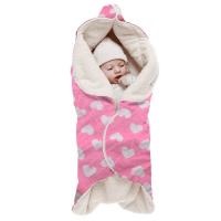 China Newborn Boys Fleece Swaddle Blanket Girls 65X75cm Plush Receiving Blanket for sale