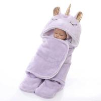 China Soft Thick Newborn Sleeping Bag Fleece Polyester Newborn Winter Sleep Sack for sale