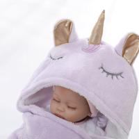 China Soft Thick Newborn Sleeping Bag Fleece Polyester Newborn Winter Sleep Sack for sale