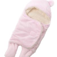 China Small 0-3 Months Fleece Swaddle Blanket 100 Polyester Swaddle Blanket Baby Girl for sale