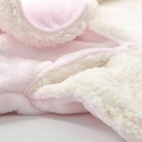 China Small 0-3 Months Fleece Swaddle Blanket 100 Polyester Swaddle Blanket Baby Girl for sale
