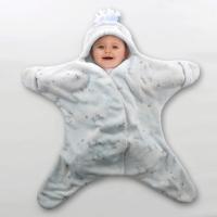China Adjustable Fleece Swaddle Blanket Ultra Soft Customized Polyester Wrap Swaddle Blanket for sale