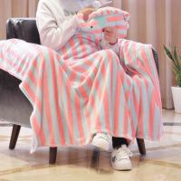 China Sofa Elephant Pillow Blanket Polyester Knit Two In One Blanket for sale