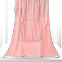 China Warm 100 Micro Fleece Blanket Breathable 2 In 1 Blanket for sale
