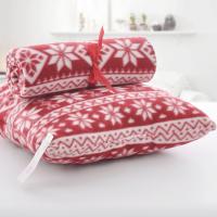 China Machine Washable Fleece Blanket And Pillow Polar Breathable Christmas Soft Blanket for sale