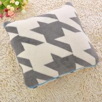 China Cozy Foldable Blanket Pillow Premium Lightweight 2 In 1 Soft Travel Blanket for sale