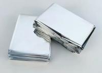 China Outdoors Emergency Relief Blanket Silver Safe Mylar Thermal Blanket for sale