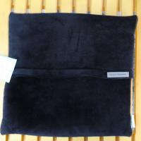 China Cozy Soft Polyester Travel Picnic Blanket Compact Long Car Airplane Train for sale