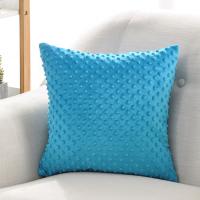 China Cozy Square Throw Pillow Covers 18x18 Minky Bubble Couch Pillow Covers for sale