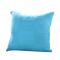 China Polyester Knitted Cushion And Pillow Crochet Textured 18x18 Cushion Throw Pillow for sale