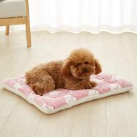 China Machine Washable Pet Print Blankets Fluffy Fade Resistant Dog Mat Cover for sale