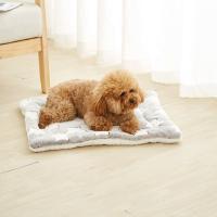 China Polyester Dog Print Blankets And Throws Breathable Soft Dog Beds Washable Cover for sale