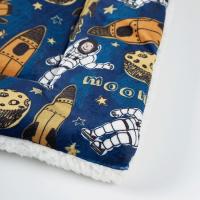 China Outing Warm Pet Blanket Knit Fleece 100 Polyester Dog Cat Blanket for sale