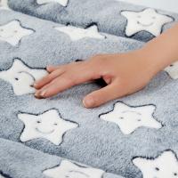 China Sleep Mat Small Fleece Dog Blanket Print Pattern Polyester Cat Pet Bed Cover for sale