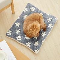 China Sleep Mat Small Fleece Dog Blanket Print Pattern Polyester Cat Pet Bed Cover for sale