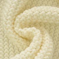 China Premium Soft Cozy Knitting Blanket Baby Home Cotton Thermal Blanket for sale