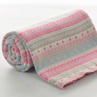China Sofa Knit Throw Blanket Machine Washable Cotton Home Decor Blanket for sale
